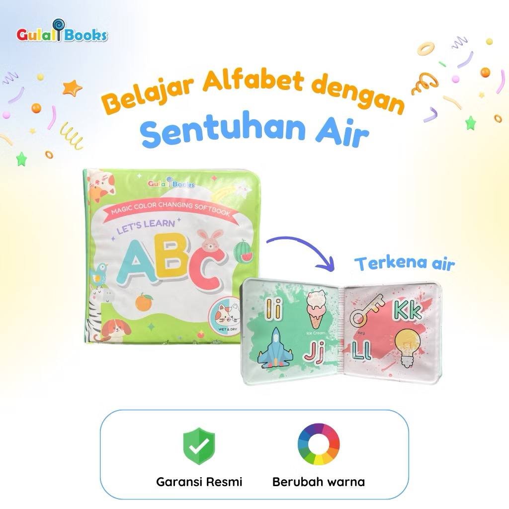 Buku Bantal Bayi Ajaib Berubah Warna - Let's Learn ABC | BukuGaby.com ...