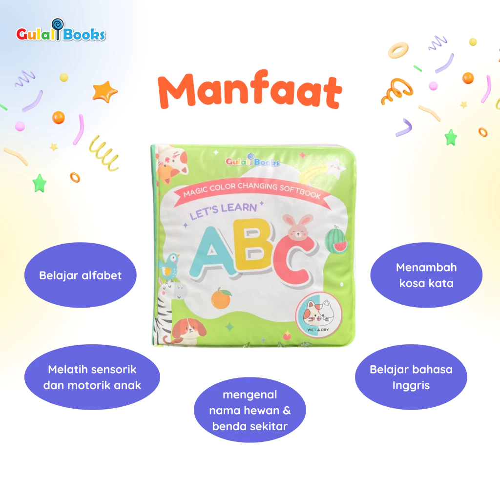 Buku Bantal Bayi Ajaib Berubah Warna - Let's Learn ABC | BukuGaby.com ...